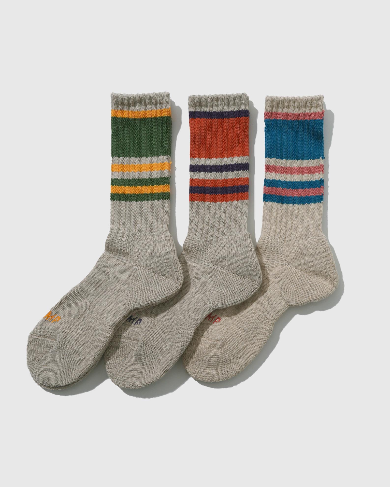 RANDOM LINE CREW SOCKS | SOCKS | JUZU store | ジュズストア