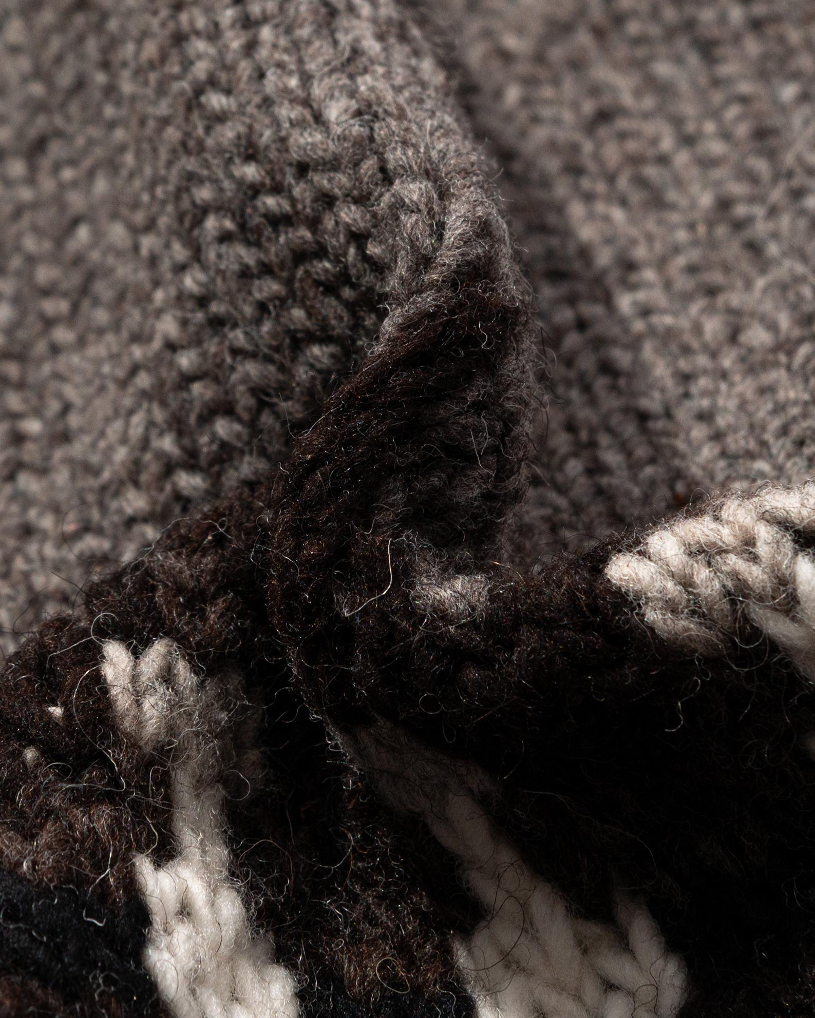 PEACE PATTERN WOOL KNIT CREW | KNIT | JUZU store | ジュズストア