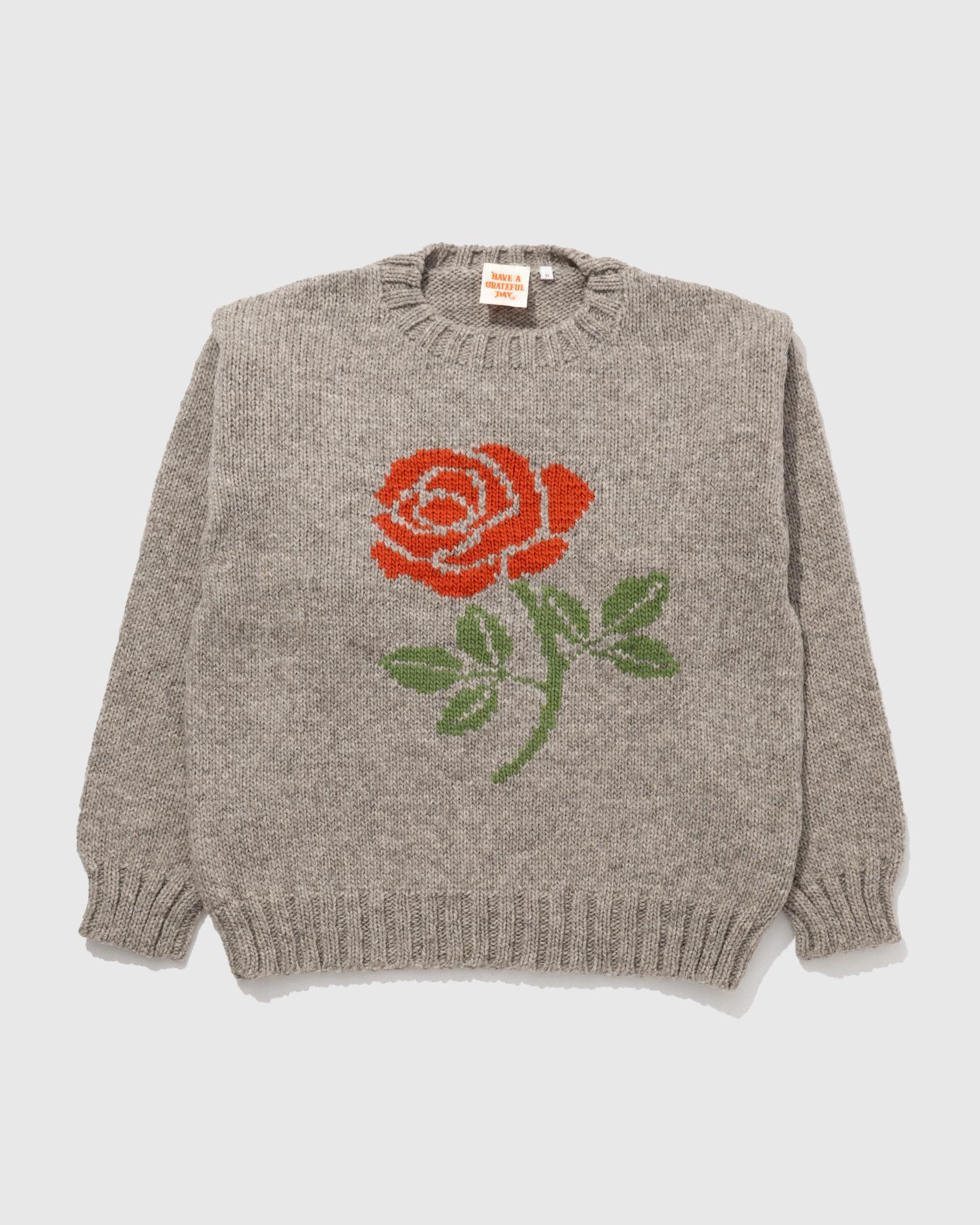 ROSE KNIT CREW | KNIT | JUZU store | ジュズストア