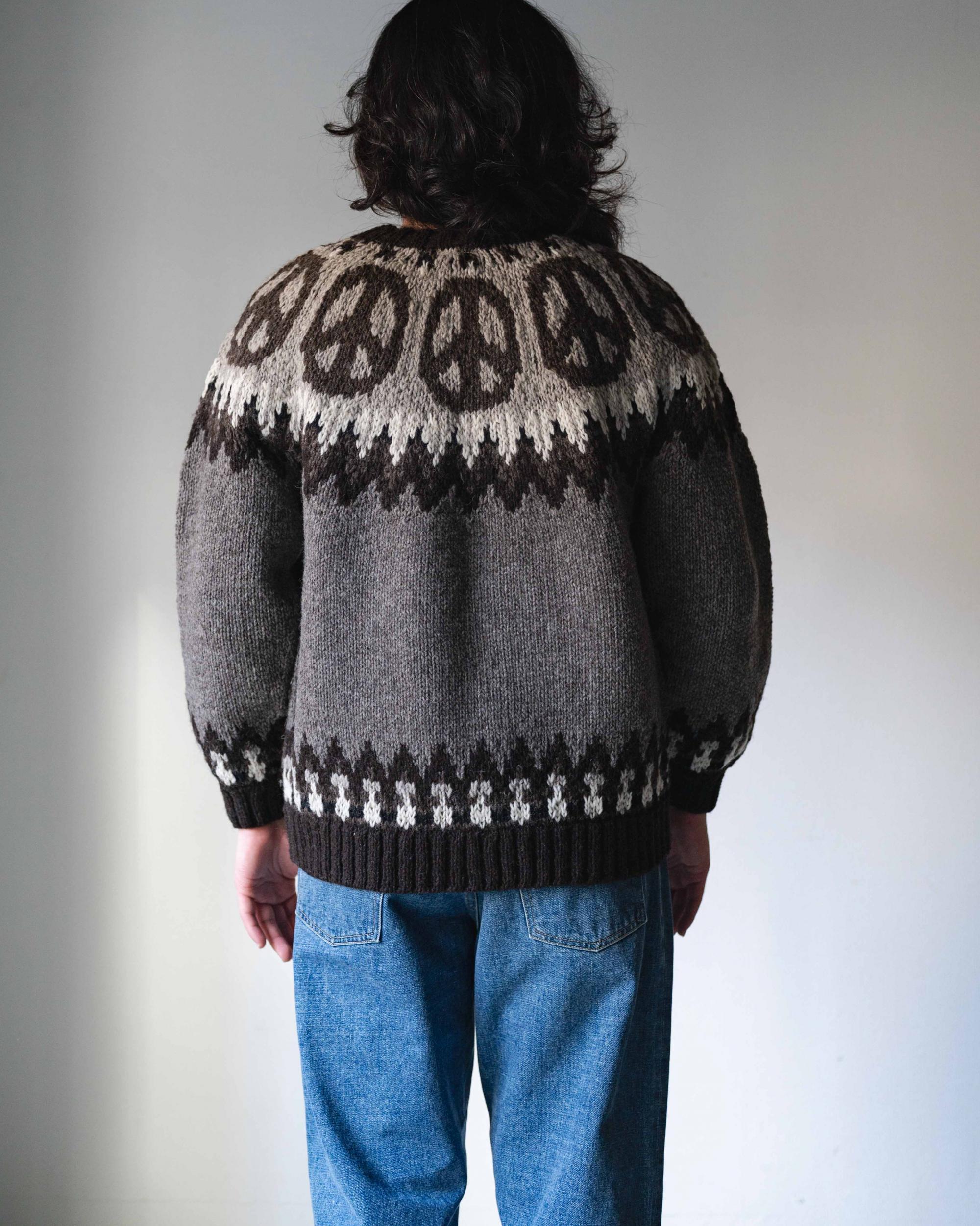 PEACE PATTERN KNIT CREW | KNIT | JUZU store | ジュズストア