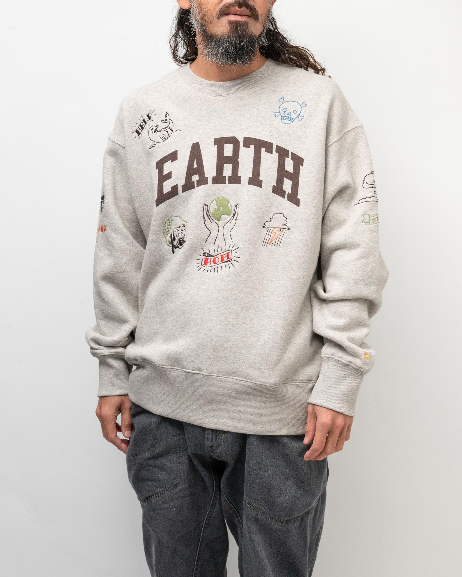 EARTH CREW SWEAT | SWEAT & PARKA | JUZU store | ジュズストア