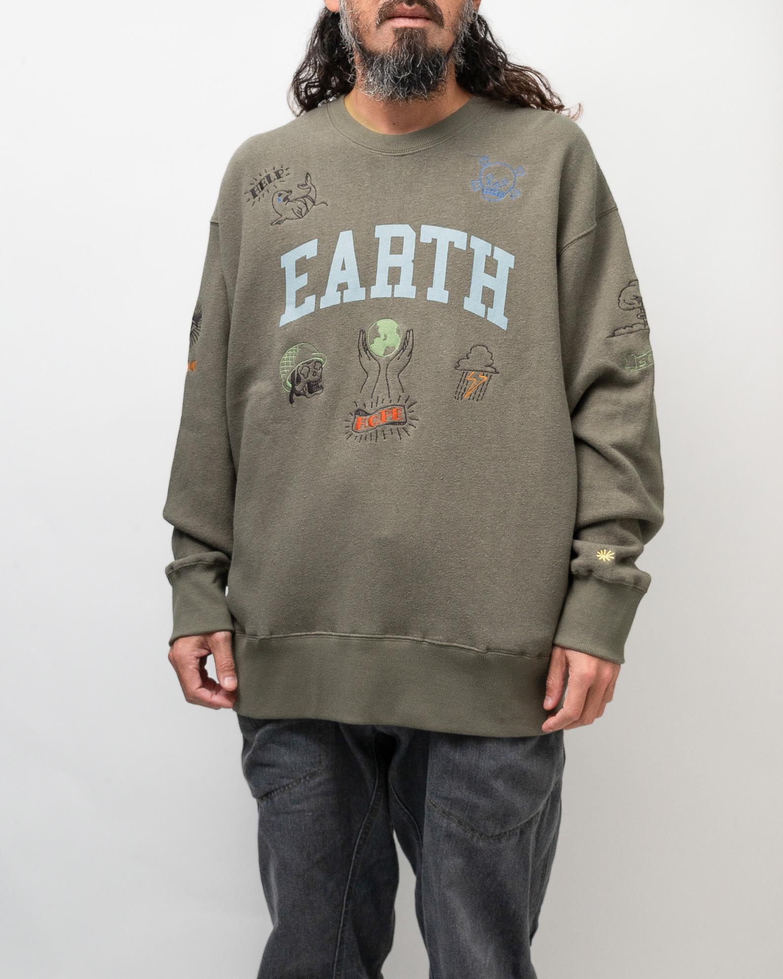 EARTH CREW SWEAT | SWEAT & PARKA | JUZU store | ジュズストア