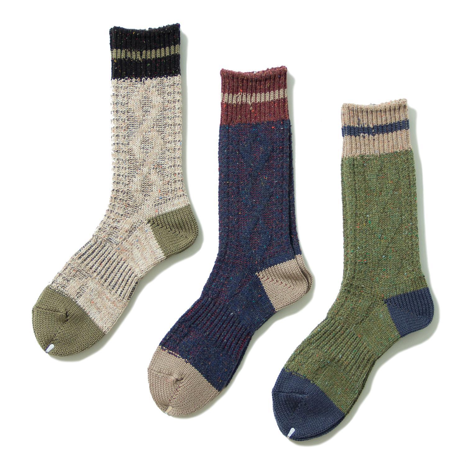 CABLE LINE CREW SOCKS | SOCKS | JUZU store | ジュズストア