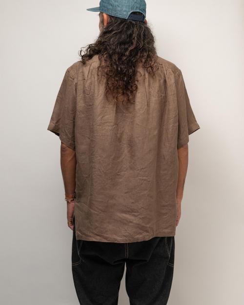 NO COLLAR SHORT SLEEVE SHIRTS | SHIRTS/BLOUSE | JUZU store | ジュズストア